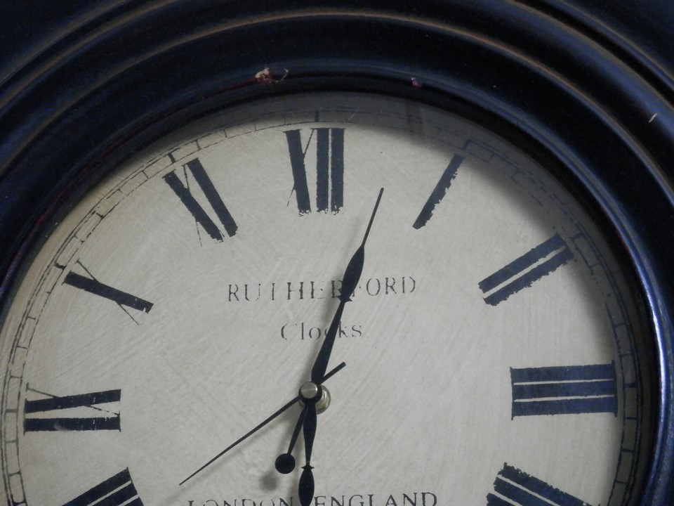 London England Rutherford Wall Clock 23" diameter | eBay