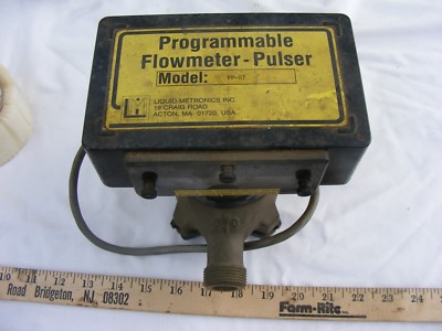 LIQUID METRONICS INC PROGRAMMABLE FLOWMETER-PULSER FP-07 3/4" | eBay