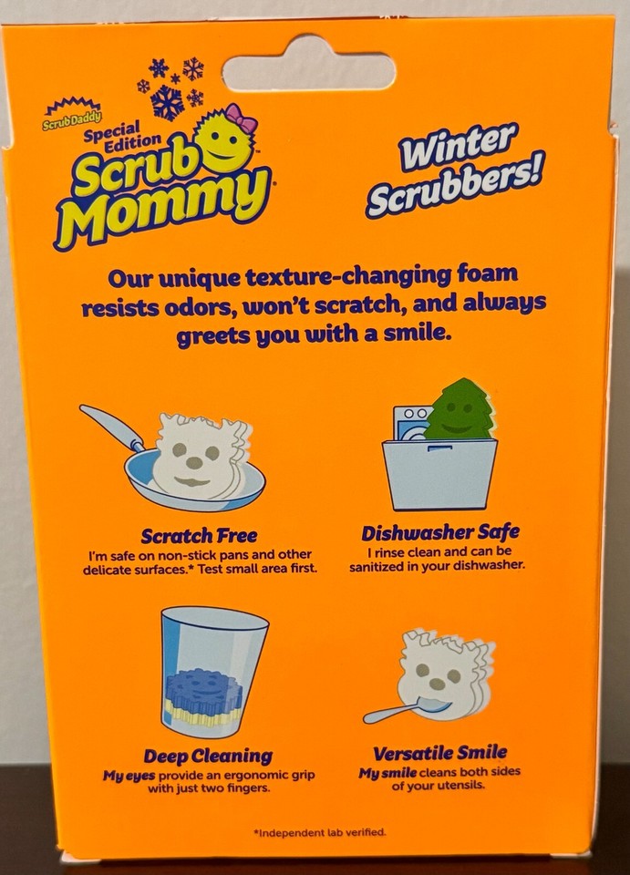Scrub Daddy/Scrub Mommy Limited Edition Elf, Snowflake, Reindeer ...