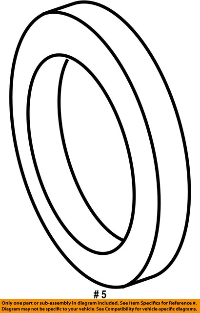 MERCEDES OEM 15-16 S63 AMG 5.5L-V8-Lower Timing Cover O-Ring 0209970545 ...