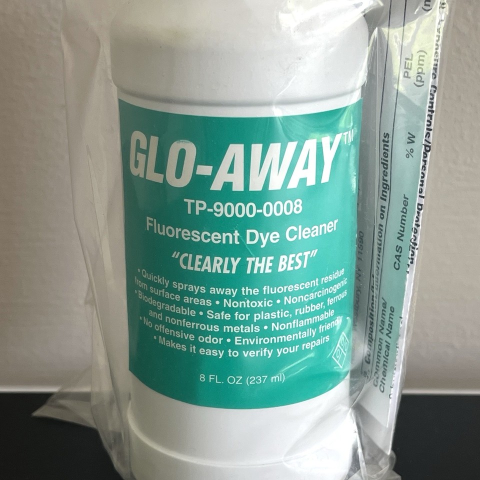Tracer Products Glo Away TP90000008 Fluorescent Dye Cleaner 8oz ...