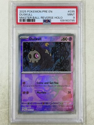 2025 Pokemon Pre-En Prismatic Evo Master Ball Reverse Holo 035/131 ...
