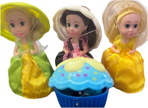 EMCO Mini Cupcake Surprise Princess Dolls Toys Lot Of 4 Transforming | eBay