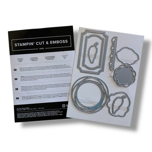 Stampin’ Up! Painted Labels Dies #151605 Complete Set Used | eBay