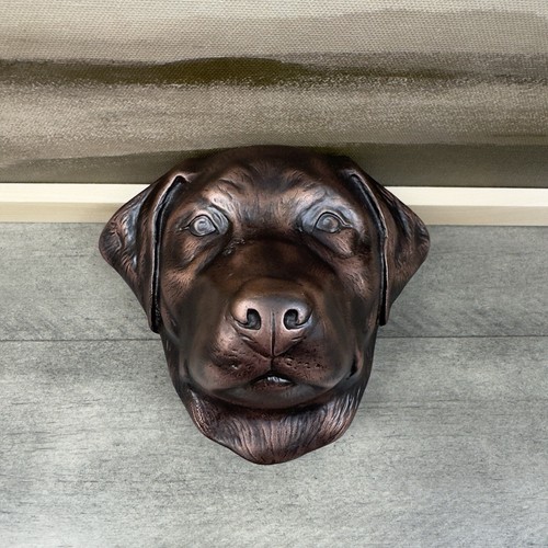 Pottery Barn Michael Healy Labrador Retriever Dog Door Knocker Bronze ...