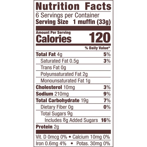 Thomas' Toast-R-Cakes Corn Muffins, packaged 6 muffins | eBay