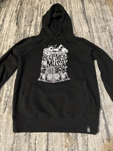 Deepmedi Musik Black Hoodie British Dubstep House Trance Techno DJs ...