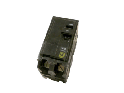 Used Square D 15A 2-Pole Circuit Breaker, QO215, 120/240 VAC | eBay