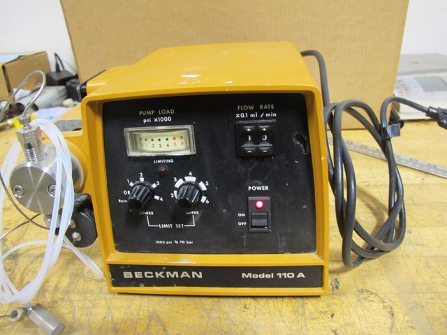 Beckman 110A Liquid Chromatography Solvent Delivery Pump 115v for sale ...