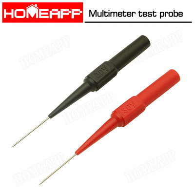 Multimeter testing lead Extention back probes sharp needle micro pin ...