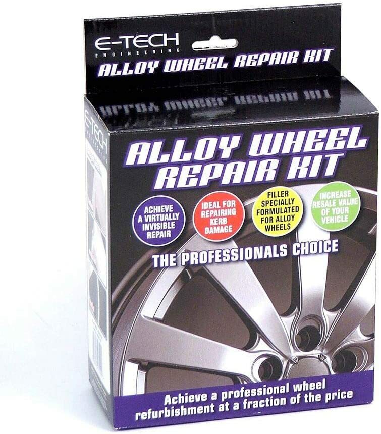 E-Tech Car Alloy Wheel Refurbishment Repair Paint Lacquer Putty Full ...