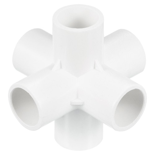 20mm PVC Pipe Fittings 6 Way Elbow Water Joint Connectors Adapters ...