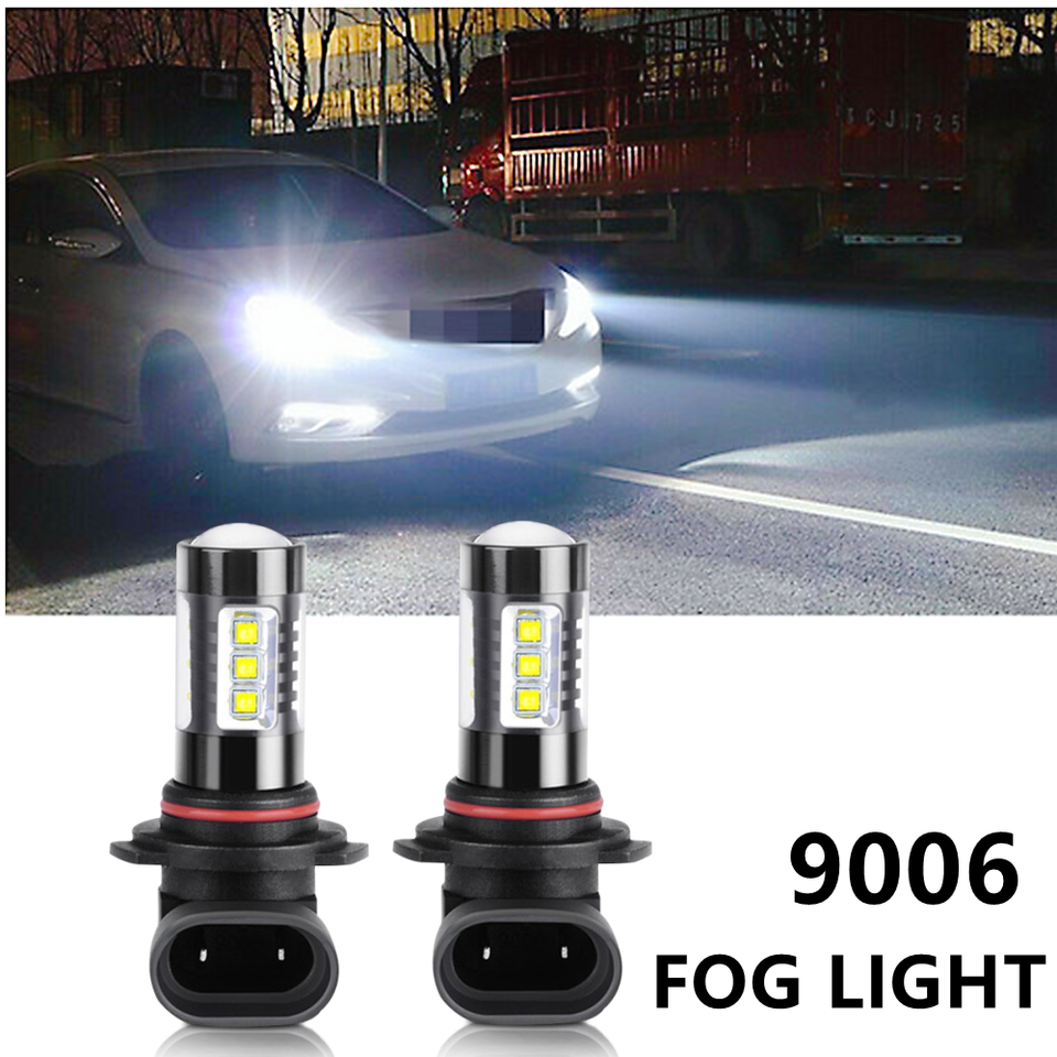 9006 HB4 LED Fog Driving Light Bulbs High Power DRL Lamp Super White ...