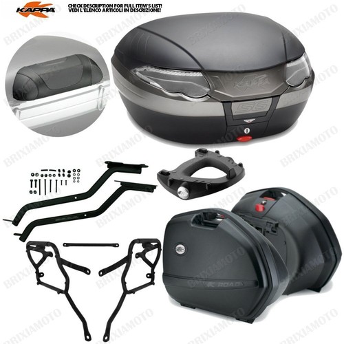 Set KAPPA Top Case K56NT Et Cases K33N pour Yamaha FZ6/FZ6 600 Fazer ...