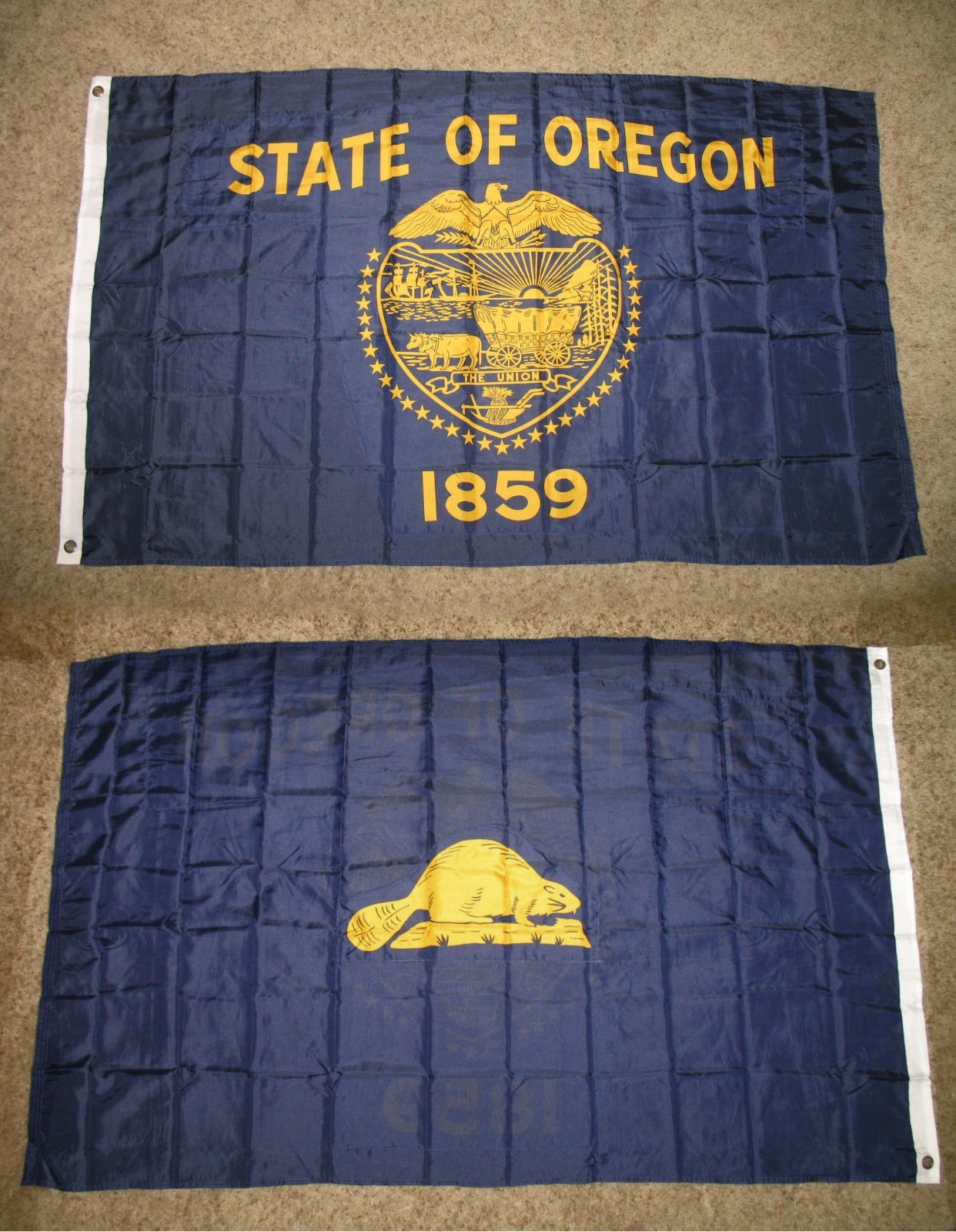 3x5 State of Oregon 2 Faced 2-ply Wind Resistant Flag 3x5ft | eBay