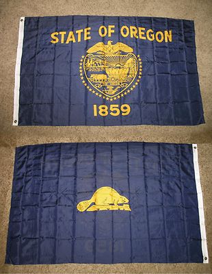 3x5 State of Oregon 2 Faced 2-ply Wind Resistant Flag 3x5ft | eBay
