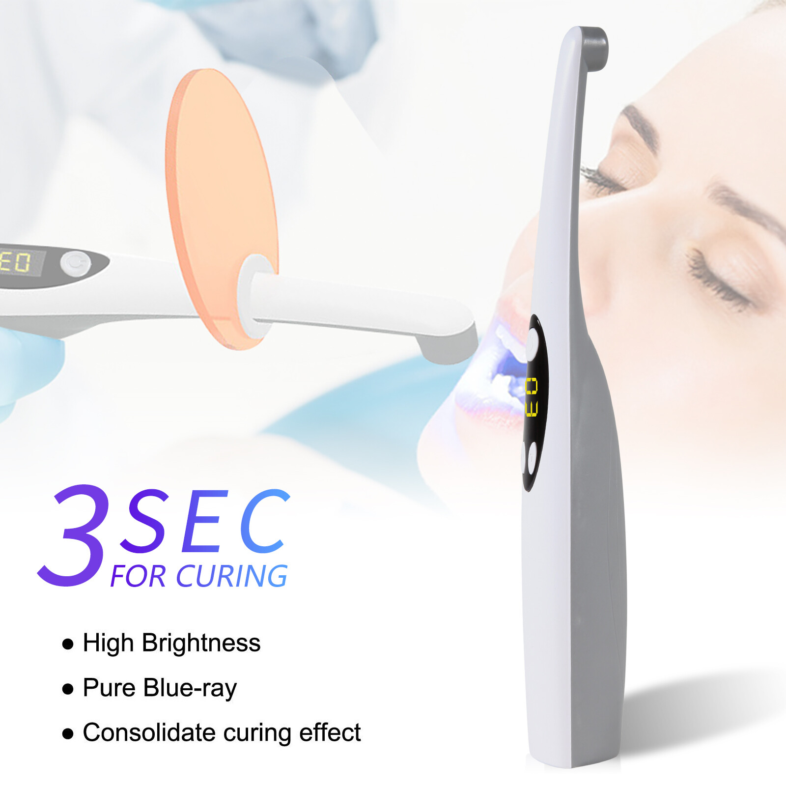Dental Wireless Curing Light Lamp / Intraoral Camera Odontologia ...