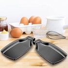2piece Black Spoon Rest For Kitchen Counter Stainless Steel Spoon ...