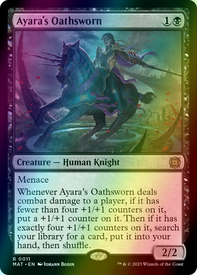 Ayara's Oathsworn FOIL, March of the Machine: Aftermath, MTG NM/M | eBay