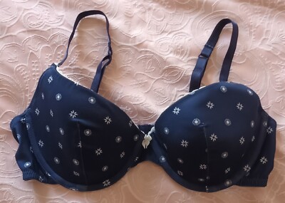 Women Blue Padded Bra Was £30.00 | eBay UK