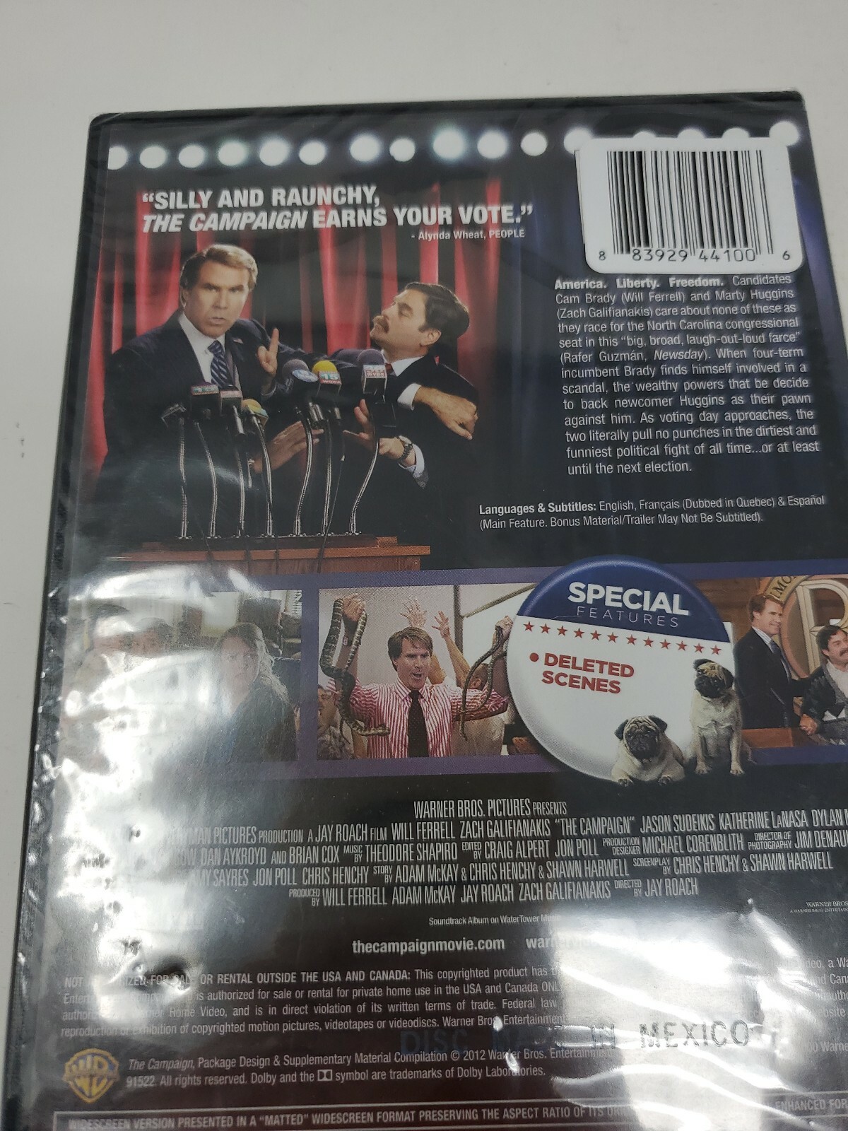The Campaign (DVD, 2012, Widescreen) Will Farrell Sealed Dvd | eBay