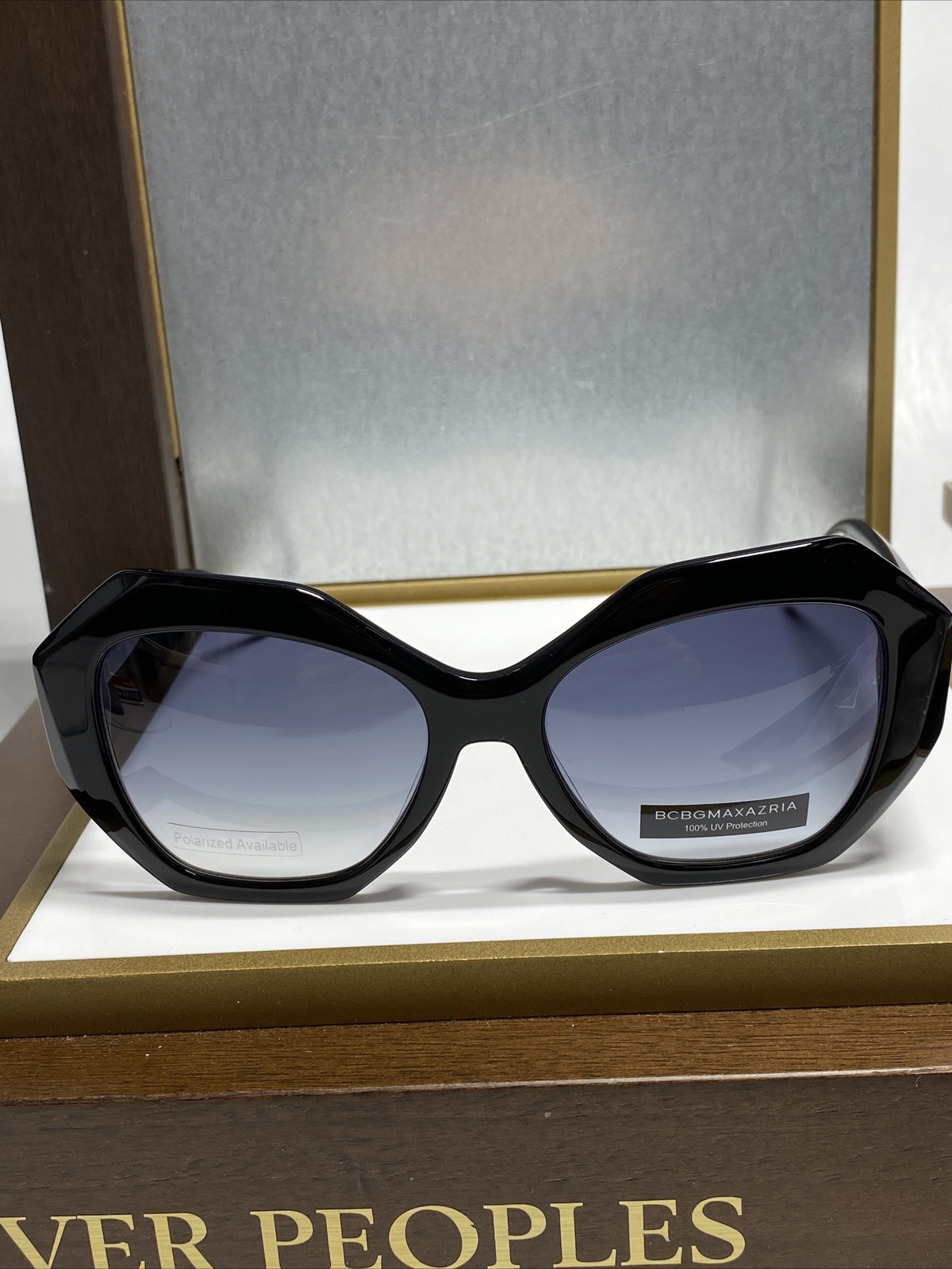 BCBGMAXAZRIA DEMURE BLACK Plastic Womens Sunglasses Frame 54-17-135 New ...