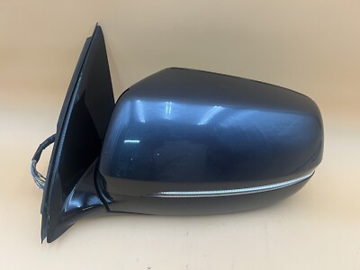 14-16 ACURA MDX FRONT LEFT DRIVER SIDE MIRROR SIGNAL BLACK OEM PAINT ...