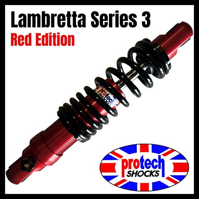 Lambretta Red Series 3 / LI / TV / DL / GP Rear Shock Absorber Protech ...