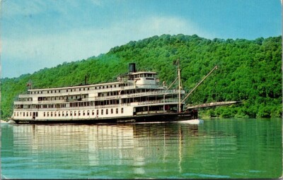 S.S. DELTA QUEEN Greene Line Steamers c1963 boat Postcard | eBay