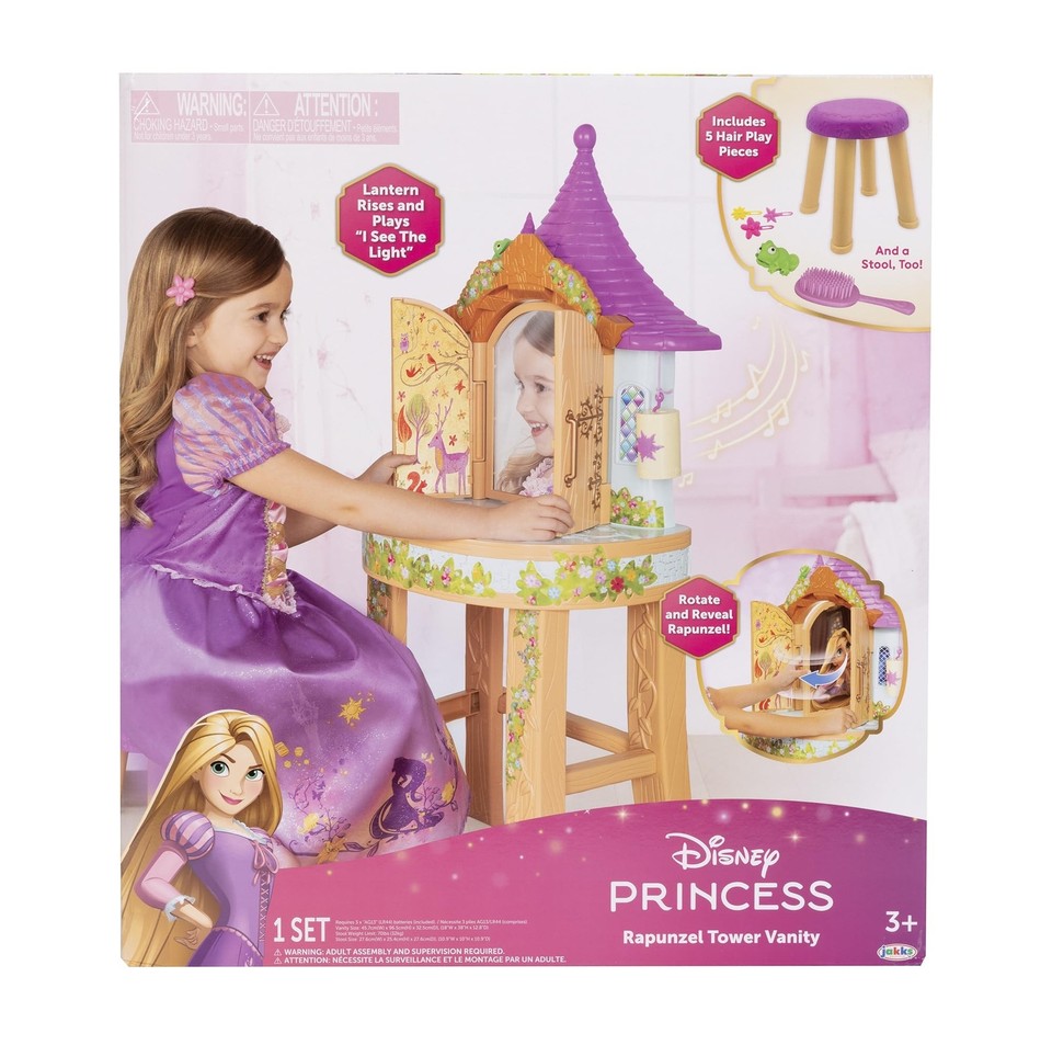 Rapunzel Vanity Disney's Tangled Rapunzel's Tower Vanity Playset with ...