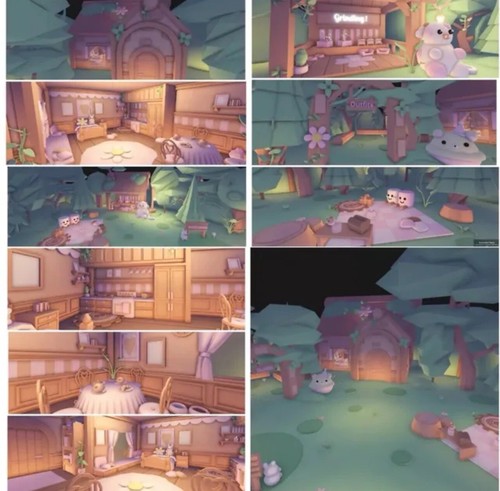 Adorable Cottage Core Adopt Me Home House Build | eBay