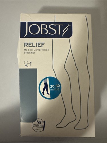 JOBST Relief Thigh High Compression Stockings, Silicone Dot Band 20 ...