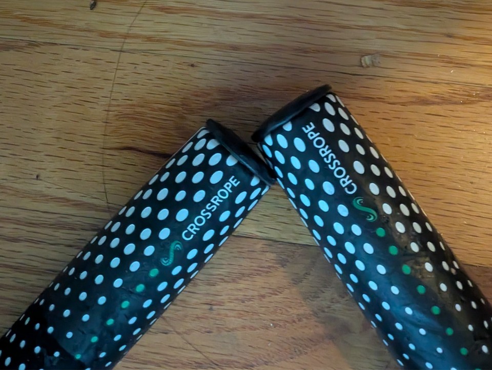 CROSSROPE JUMP ROPE WITH HANDLES Rope Is 8.6 Feet 1/2lb | eBay