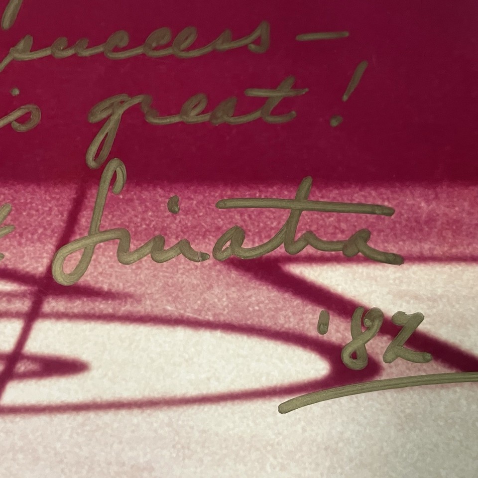 FRANK SINATRA Signed Autograph 16x20 Color Photo Singer Actor Hollywood ...