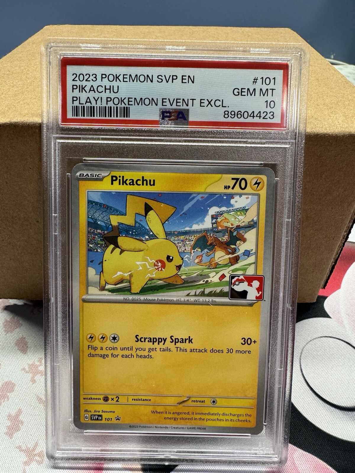 2023 POKEMON SVP EN-SV PROMO 101 PIKACHU PLAY! POKEMON EVENT EXCLUSIVE ...