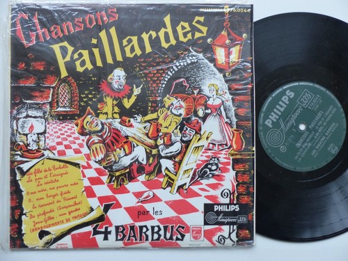 10" Les 4 Barbus – Chansons Paillardes Philips – B 76.034 R | eBay
