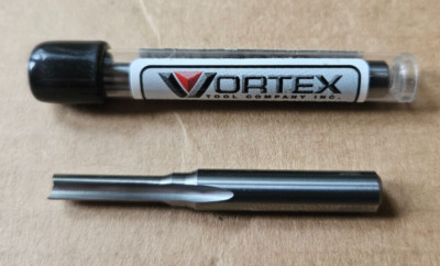 Vortex Tool Co. #5520 Carbide Router Bit, 3/16" x 5/8" x Double Edge O ...