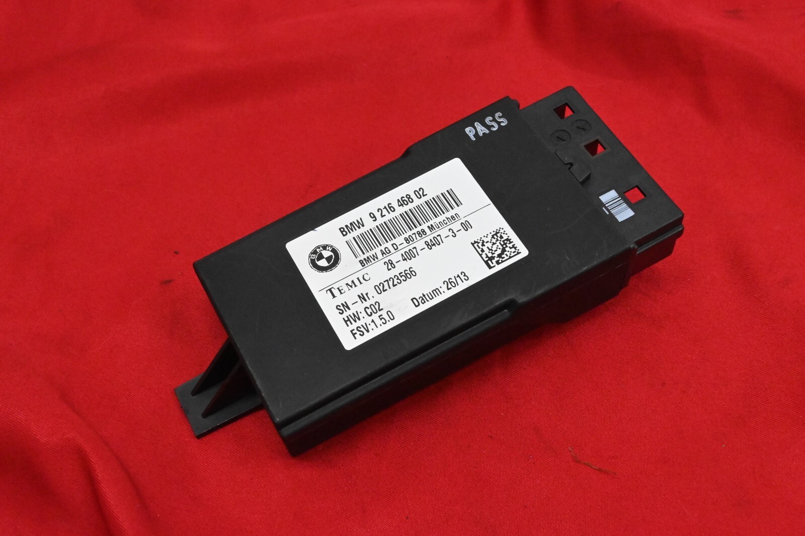 BMW F01 F02 F30 F36 F06 F10 F12 Front or Rear Heated Seat Control ...