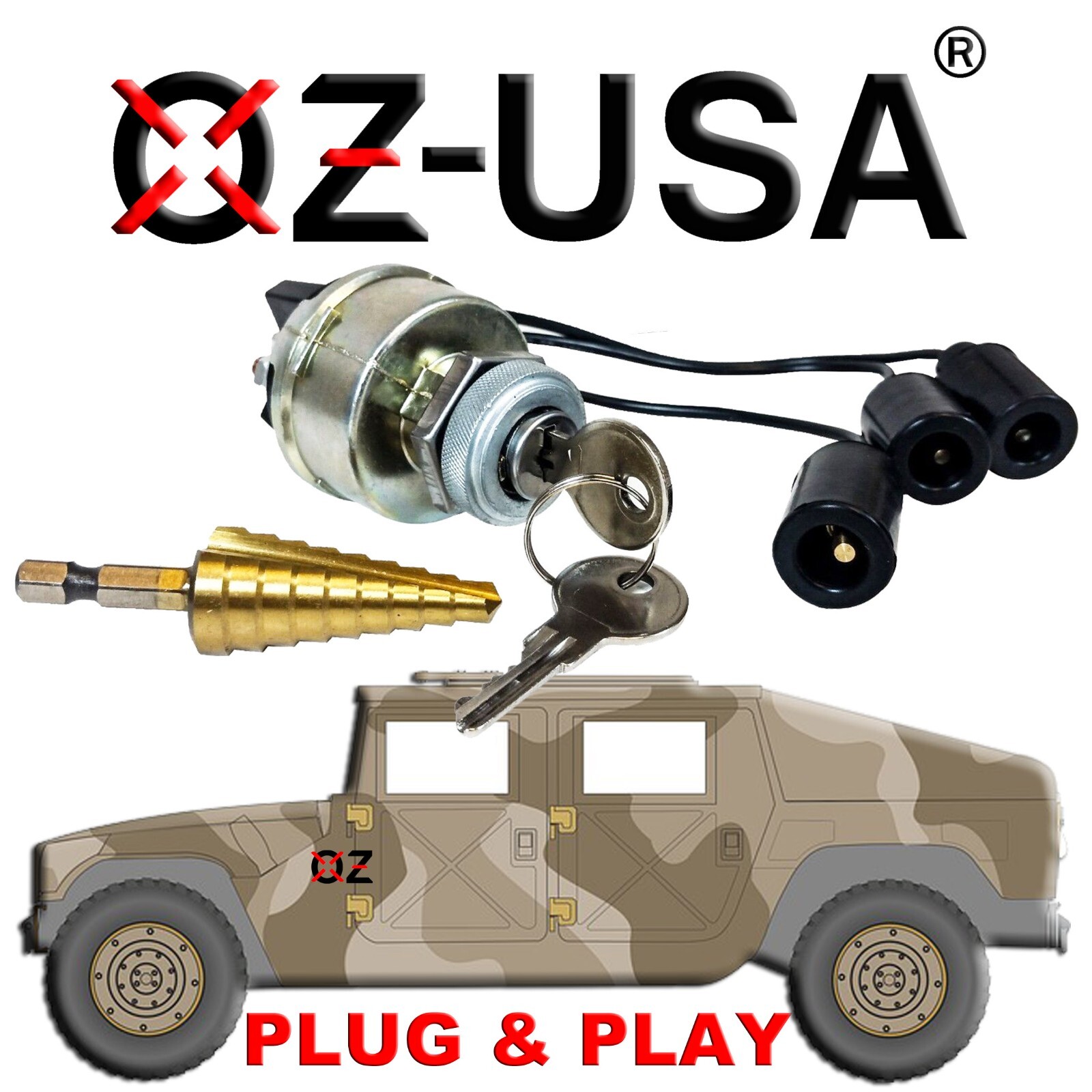 Keyed Ignition Start Switch Military Humvee M998 HMMWV H1 M1038 M1025 ...