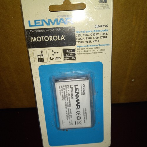 Cellphone Battery Motorola 850 mAh Lenmar CLMT720 | eBay