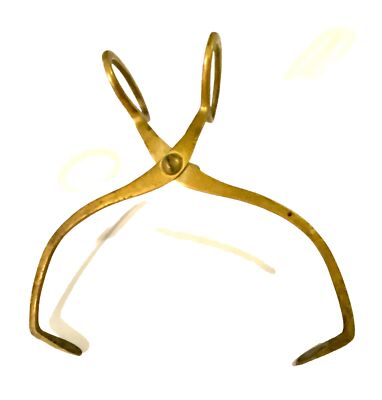 Vintage Brass Ice Block Tongs Rustic Adjustable With Handle | eBay