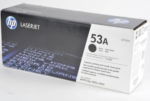 Hewlett Packard / HP 53A Black LaserJet Toner Cartridge Q7553A - New ...
