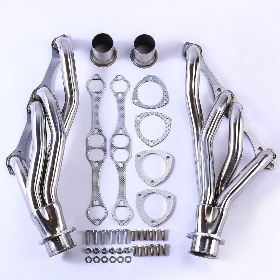 Stainless Steel Headers For Chevy Small Block SB V8 262 265 283 305 327 ...