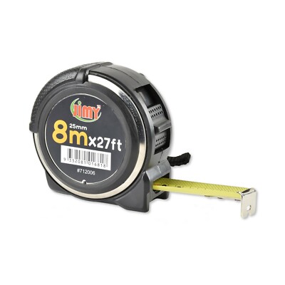 8 Meter / 27ft x 25 mm / 1 inch Tape Measure with Steel Case | eBay ...
