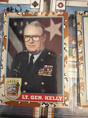 Vintage Desert Storm Trading Cards Set of 17 Including Lt. Gen. Kelly ...