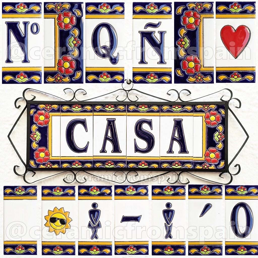 Ceramic Tile Letters Individual Ceramic Letters – The Monster