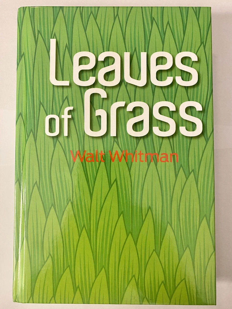 Leaves Of Grass Walt Whitman Book Cover