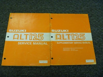 1983-1985 Suzuki ALT125 3 Wheeler ATV Shop Service Repair Manual 1984 ...