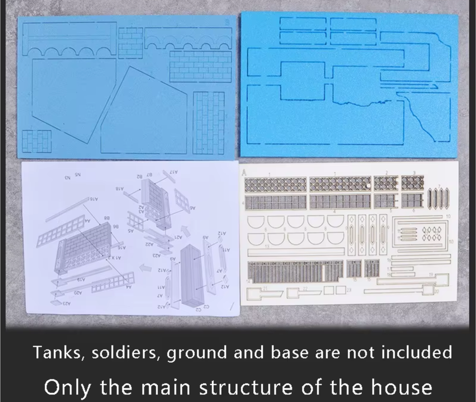 1/35 diorama Arab Building assembly kit (Building only) | eBay