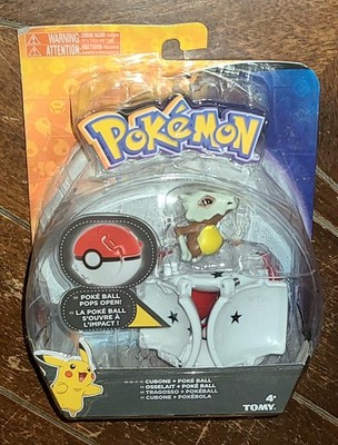 Pokémon: (2017) CUBONE Figure + Poke Ball that Pops Open! #T19118 | eBay